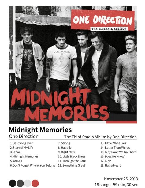 One Direction Midnight Memories Deluxe Album Cover