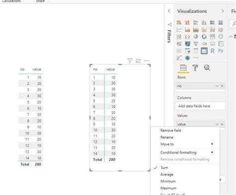 Solved Dont Summarize Values In Matrix Visual Microsoft Fabric Community