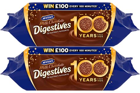 Mcvities Celebrates 100 Years Of Chocolate Digestives With New Prize
