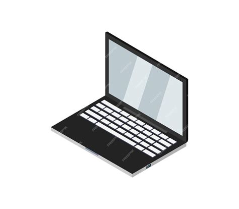 Premium Vector Isometric Laptop