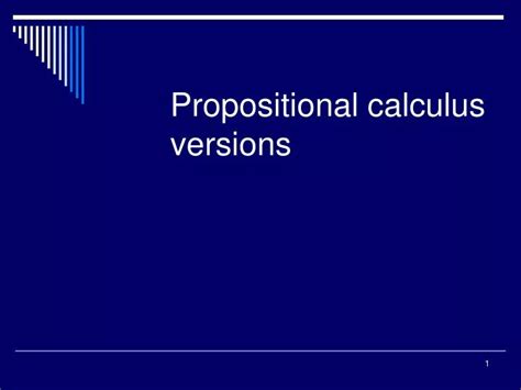 Ppt Understanding Fuzzy And Predicate Logic In Propositional Calculus Powerpoint Presentation
