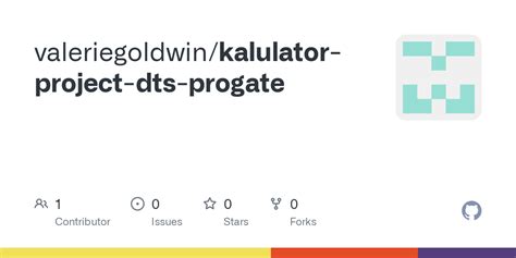 Github Valeriegoldwinkalulator Project Dts Progate