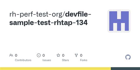Github Rh Perf Test Orgdevfile Sample Test Rhtap 134