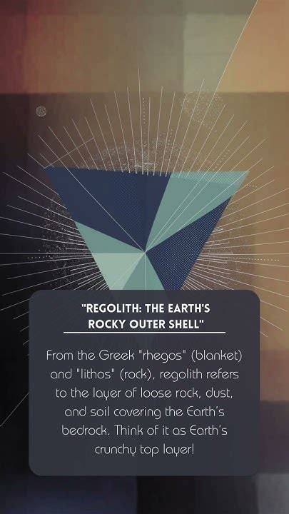 Regolith Revealed The Dusty Layer That Covers Our World Youtube