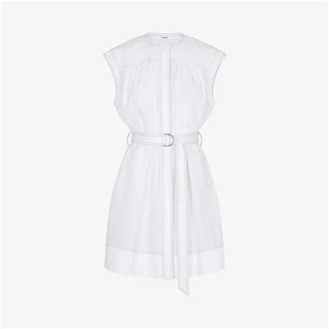 纪梵希givenchy 女士 撞色缝线无袖衬衫连衣裙 Bw20qh11z6 100 小迈步海淘品牌官网