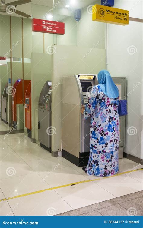 Transaction On Atm Machine Editorial Photography Image Of Account