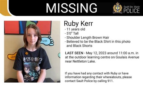 Sault Ste Marie Police Seek Publics Help In Locating Missing 11 Year