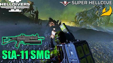 Helldivers 2 Sta 11 Smg Against Bugs No Commentary Max Difficulty Youtube
