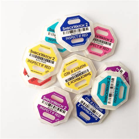 Damage Prevention Shock Indicator In Packaging Labels Shock Indicator