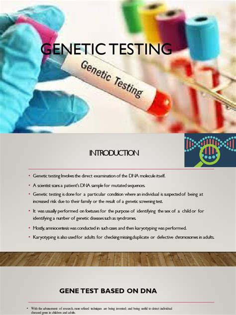 Genetic Testing And Molecular Diagnostics Pdf