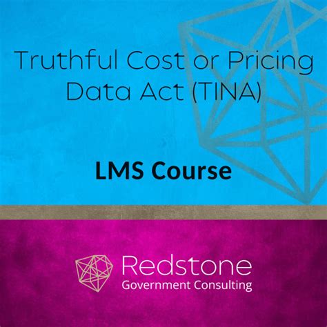 Truthful Cost Or Pricing Data Act Tina Redstone Government