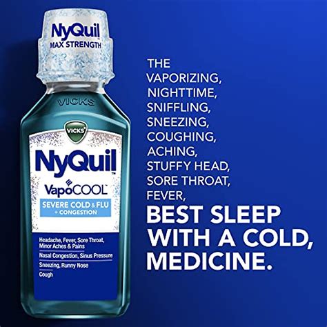 Vicks Nyquil Severe With Vapocool Nighttime Cough And Cold Relief