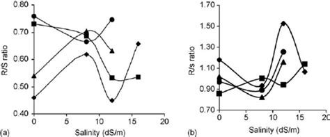 Effect Of Salinity On Dry Matter Allocation Rootshoot Ratio In Wheat Download Scientific