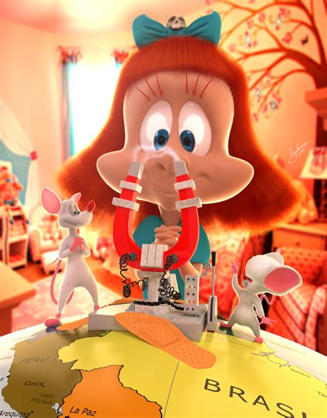 Pinky Elmyra And The Brain Behance
