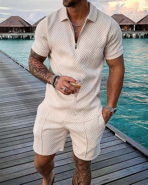 Linolux™ Best Herren Leinen Sommer Outfit Set Luxury Summer Set Elarova