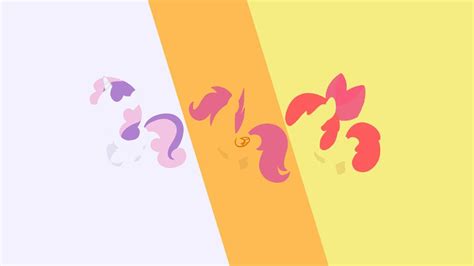 Cutie Mark Crusaders Minimalist Wallpaper 2 Mlp Minimalist