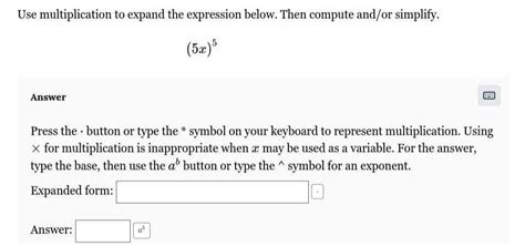 Use Multiplication To Expand The Expression Below Then Compute Andor