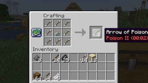 Detailed Tutorial How To Craft Arrows In Minecraft