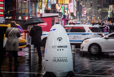 autonomous security robots are starting to patrol schools and cities