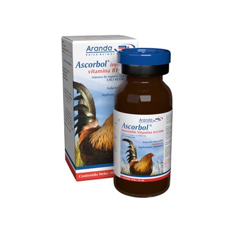 Ascorbol Inyectable Vitamina B12 5000 Aranda Mx