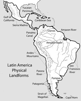 Latin America Landforms