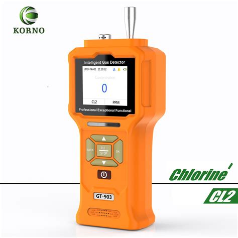 Ce Certified Handheld 0 10ppm Chloride Gas Analyzer Cl2 Gas Analyzer