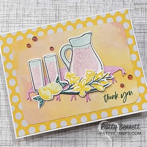 Make 5 Lemonade Cards With So Refreshing Bundle