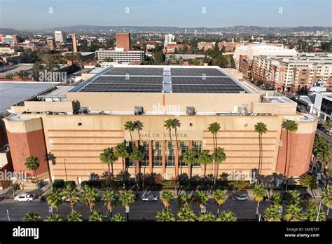 A General Overall Aerial View Of The Galen Center On The Campus Of The