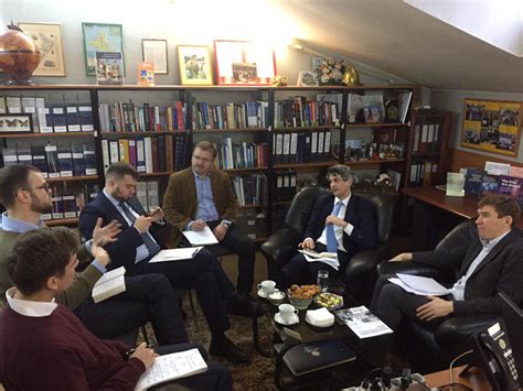 Pir Center Staff And Guests Met With Samuel Charap Pir Center