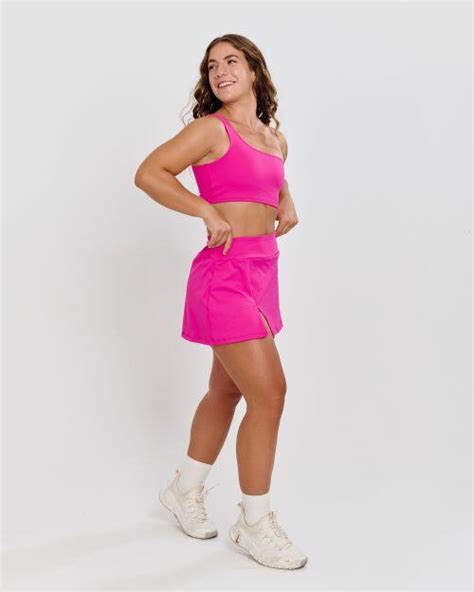 Comprar Short Saia Rosa Pink Ju Mamute Roupas De Academia Feminina