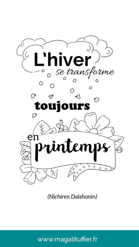 Citation Illustrée Hiver Citations Illustrées Citation Hiver Citations Inspirantes Positives