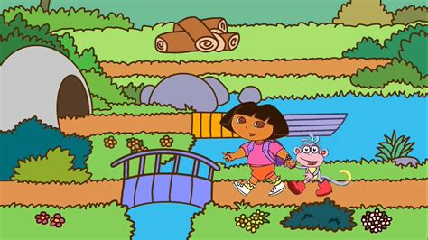 Dora Boots Walking In The Theme Song Background By Cupcakepastelito On