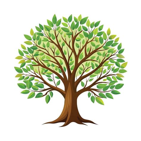 Beautiful Single Big Tree Illustration 47650614 Vector Art At Vecteezy