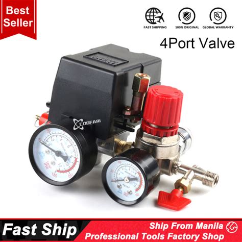 Air Compressor Switch Oil Free Mute Air Compressor Switch 90 120psi 4