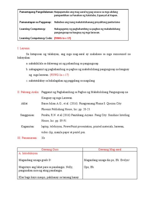 3is Lesson Plan Pdf