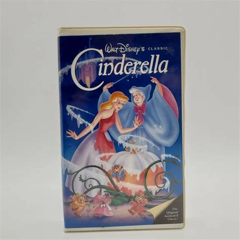 Cinderella Walt Disney Vhs Black Diamond Classic 1988 Movie 410