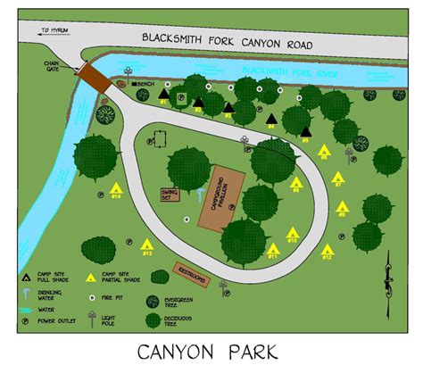 Canyon Park Campground Map Steamboat Rock State Park Northrup Canyon