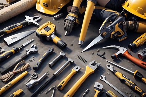 Premium Photo Maintenance Construction Tools