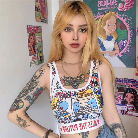 卡通印花背心｜popchill 拍拍圈