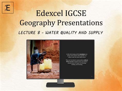 edexcel igcse geography lecture 8 water quality and supply teaching