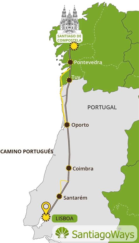 The Camino Portugues Routes Stages And Map [official Santiago Ways