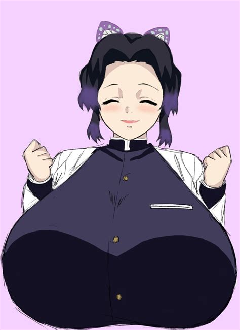 Rule 34 Big Breasts Butterfly Butterfly Hair Ornament Clothed Demon