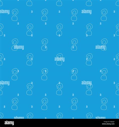Hook Pattern Vector Seamless Blue Stock Vector Image And Art Alamy