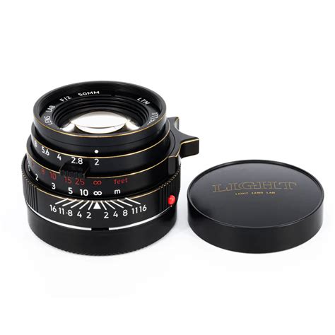 Light Lens Lab 50mm F2 Elcan Black Paint With Brassing Camera West