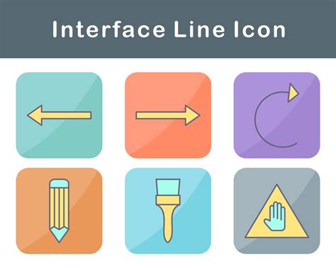 Interface Vector Icon Set 20643934 Vector Art At Vecteezy