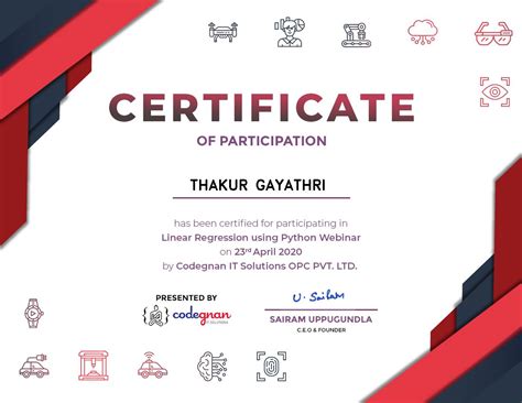 thakur gayathri on linkedin codegnan linearregression python