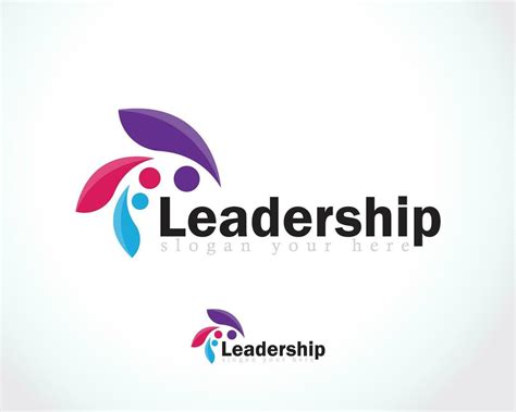 Leadership Logo Creative People Abstract Design Concept Business Growth