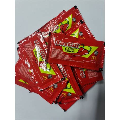 Tkm Sos Cili Chilli Sauce Mcd 1pcs Shopee Malaysia