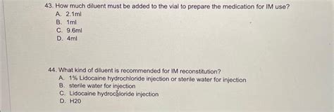 Solved 39 What Is The Total Dosage Strength Of Rocephin In