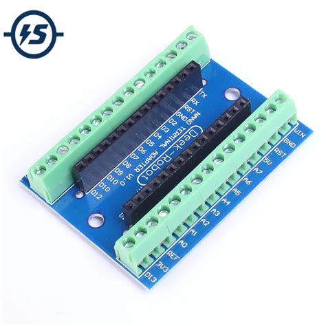 Arduino 나노 스크류 터미널 보드 어댑터 Io 전자 회로 Elektronik Devreler 용 실드 터미널 확장 보드
